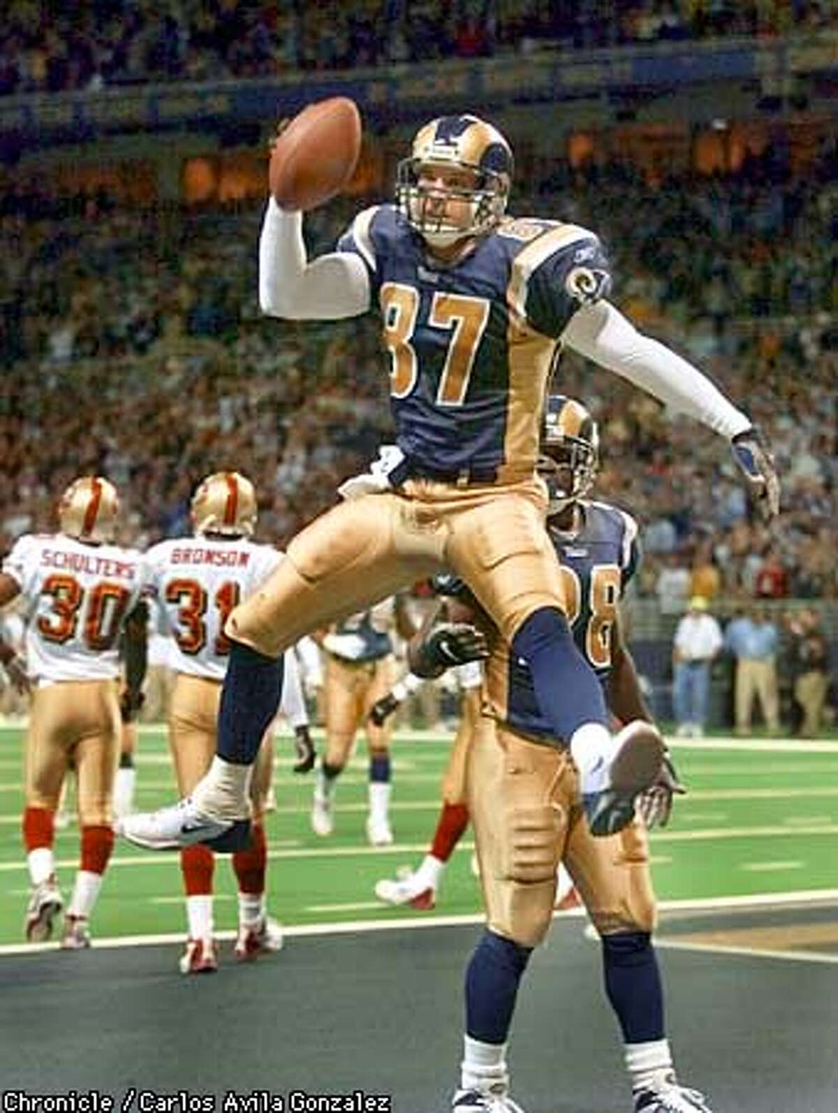 49ERS NOTEBOOK / Schulters stands by comments about Rams' receiving ...