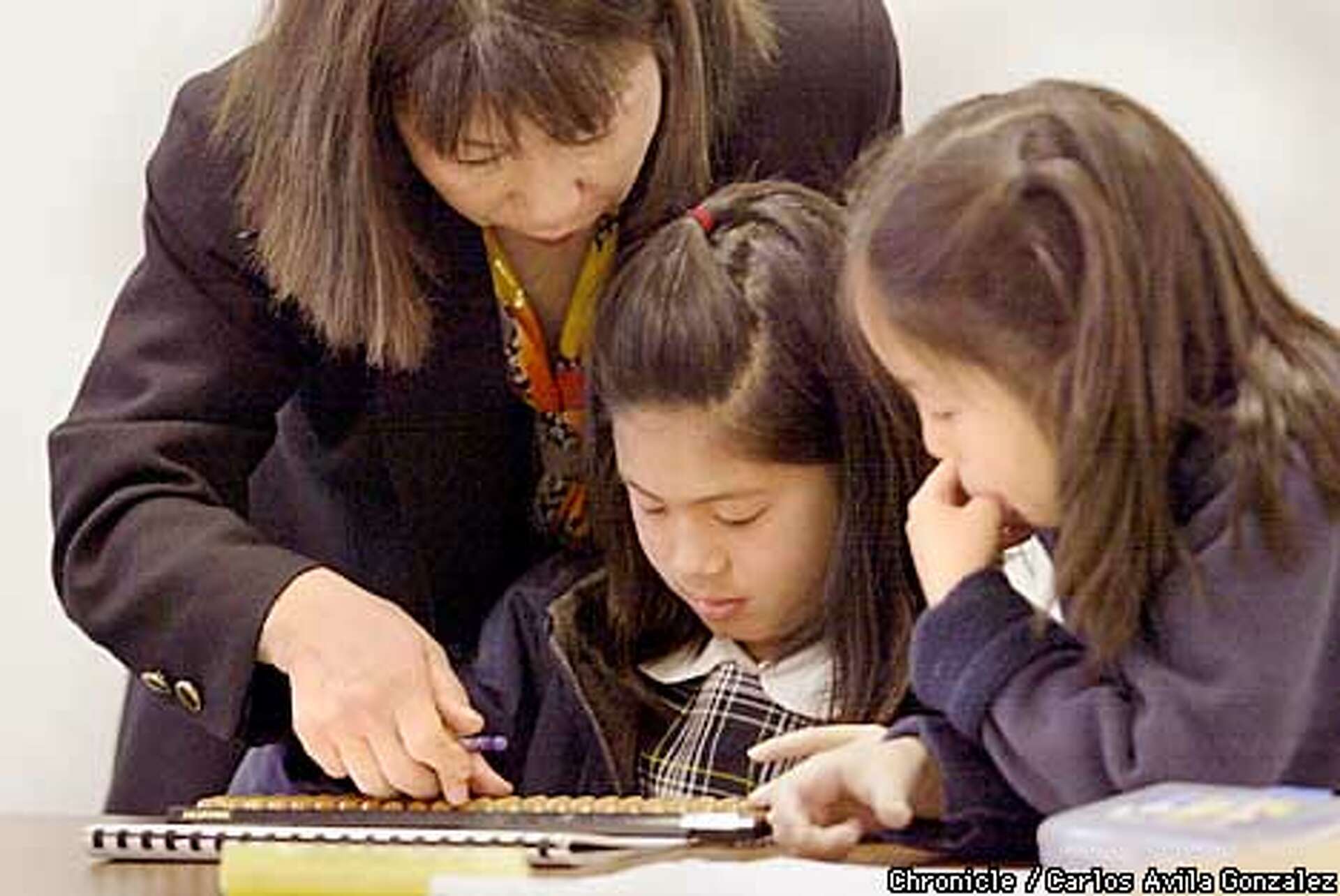 After students spend time in SuperMath class . . . / Things just click