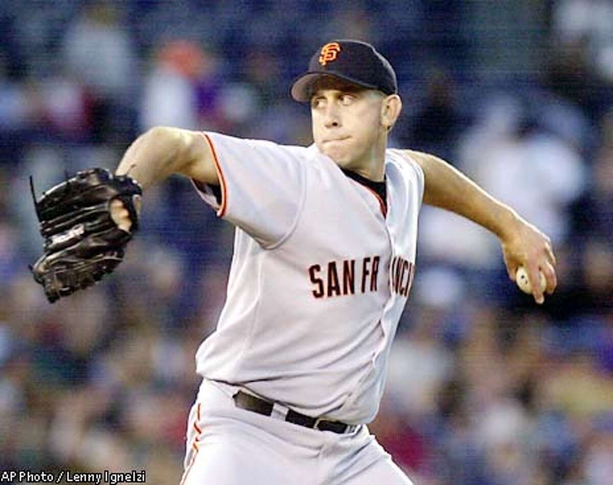 Rueter rescues Giants / Starter pitches 7 shutout innings as bullpen ...