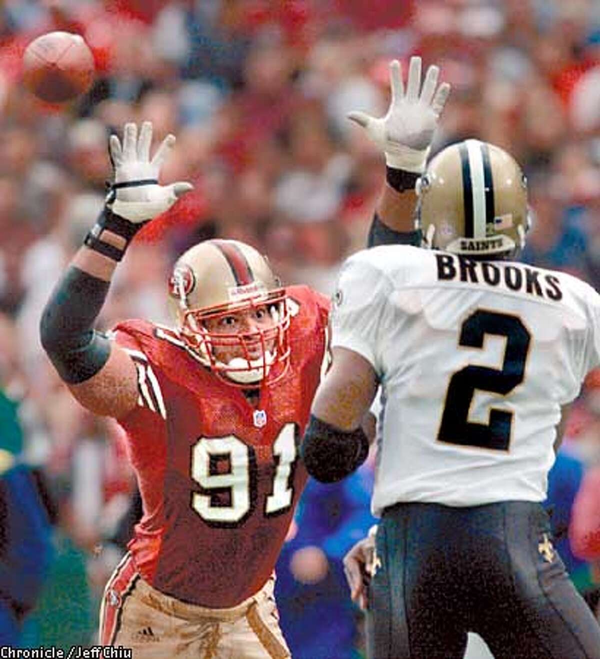 49ers rush to success / Hearst's big day helps tip Saints