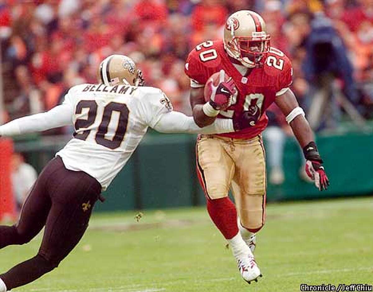 49ers rush to success / Hearst's big day helps tip Saints