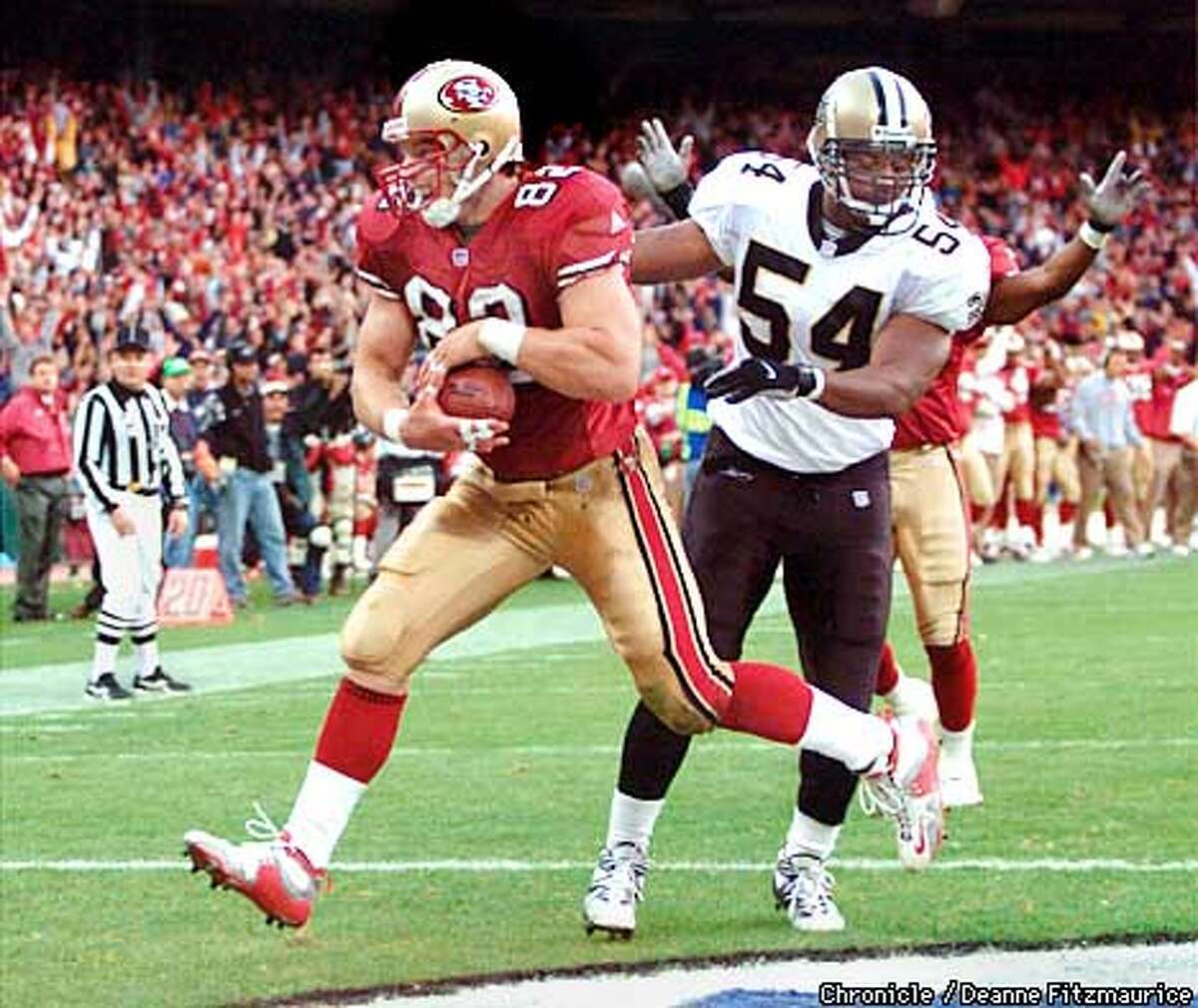 49ers rush to success / Hearst's big day helps tip Saints