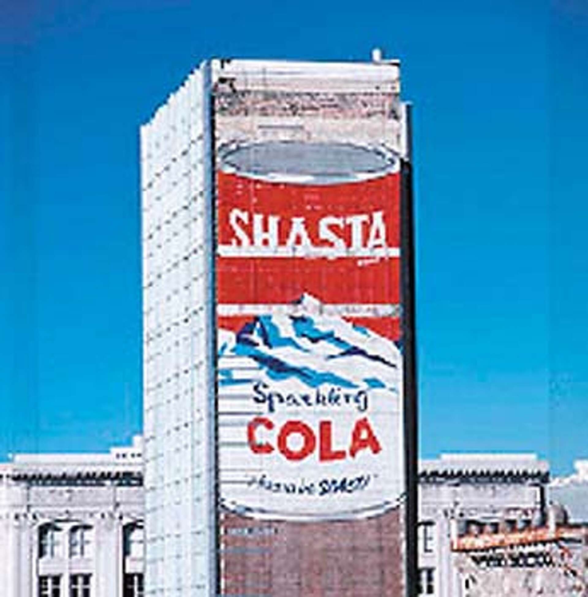 '50s Shasta ad painted over in S.F. / 'Find the Miracle Artist' contest ...