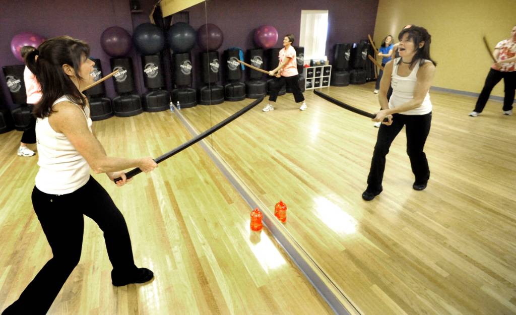 Brookfield fitness studio uses swords for exercise
