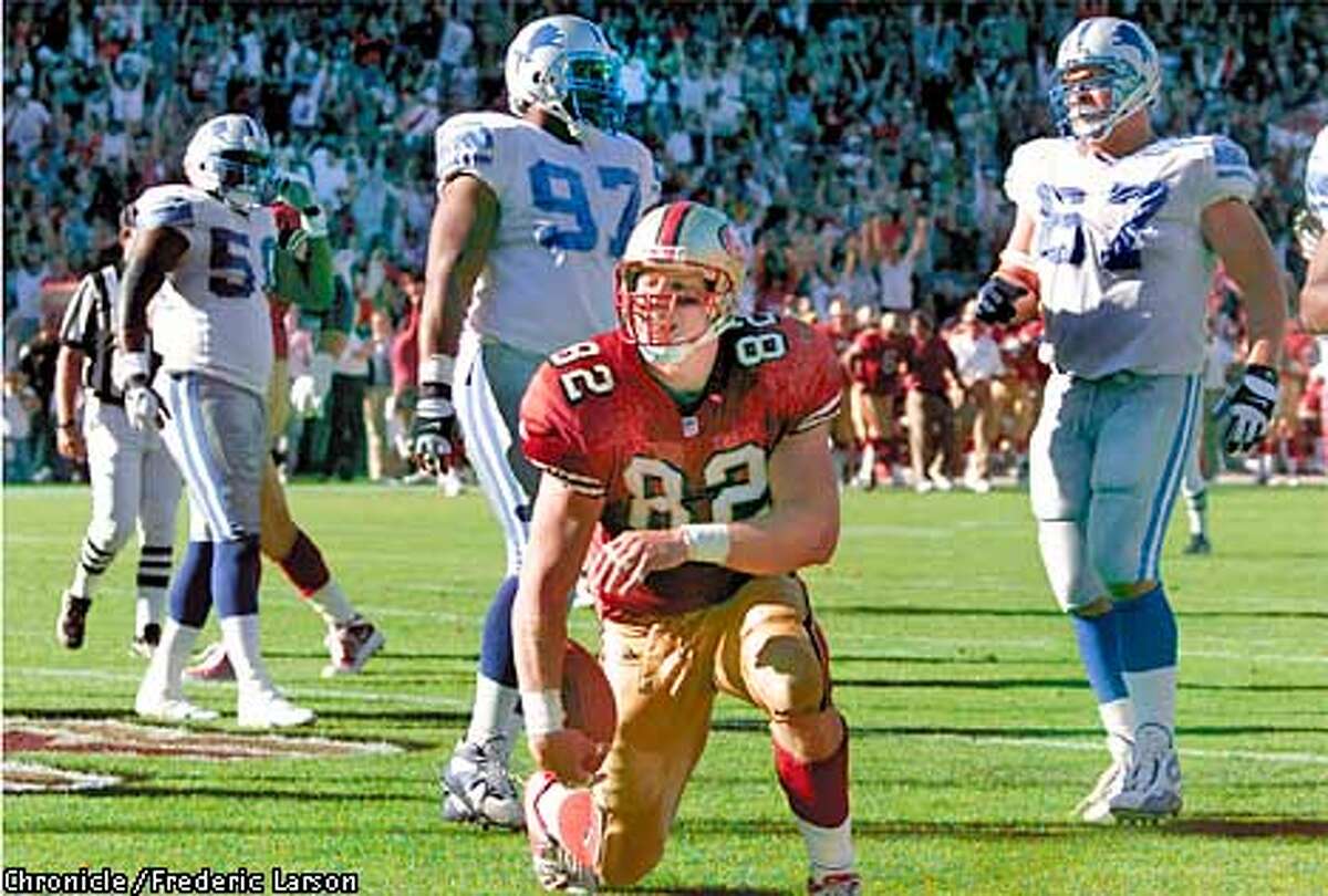 49ers' balancing act / Equilibrium achieved in win over Lions