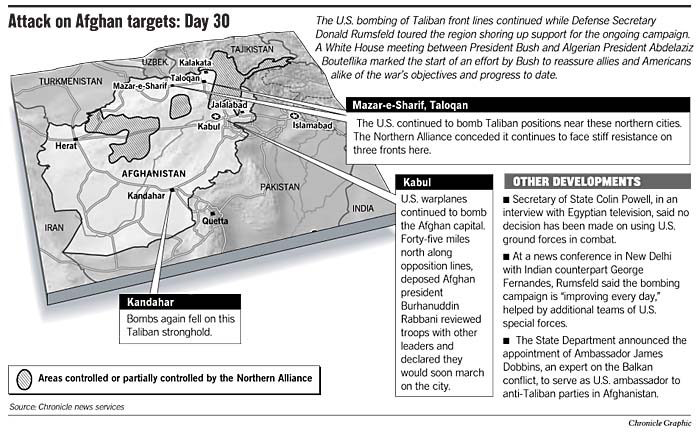 Taliban caves come under fierce attack / U.S. zeroes in with bigger ...
