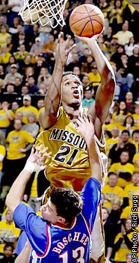 Rush hour not quite congested / Missouri's Kareem set to face UCLA ...