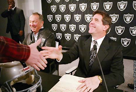 The plan for Callahan / Raiders' coach had de facto trial period