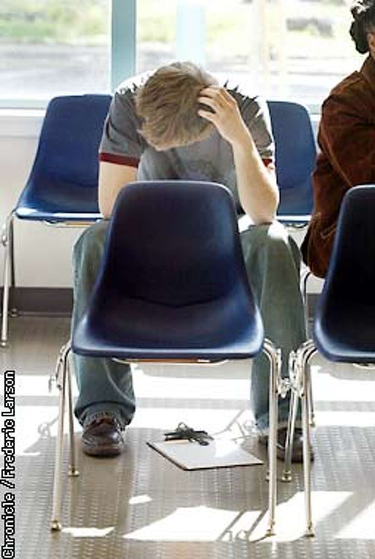 PARK IT IN A CHAIR / DMV eliminating lines but waiting hasn't gone away