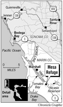 Local vs. global / Environmental group wants eco-writers' retreat torn down