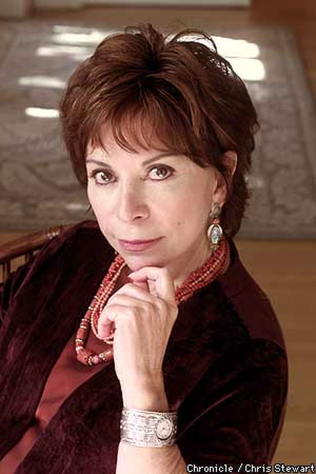 SPINNING STORIES / Author Isabel Allende, who is about to release the ...