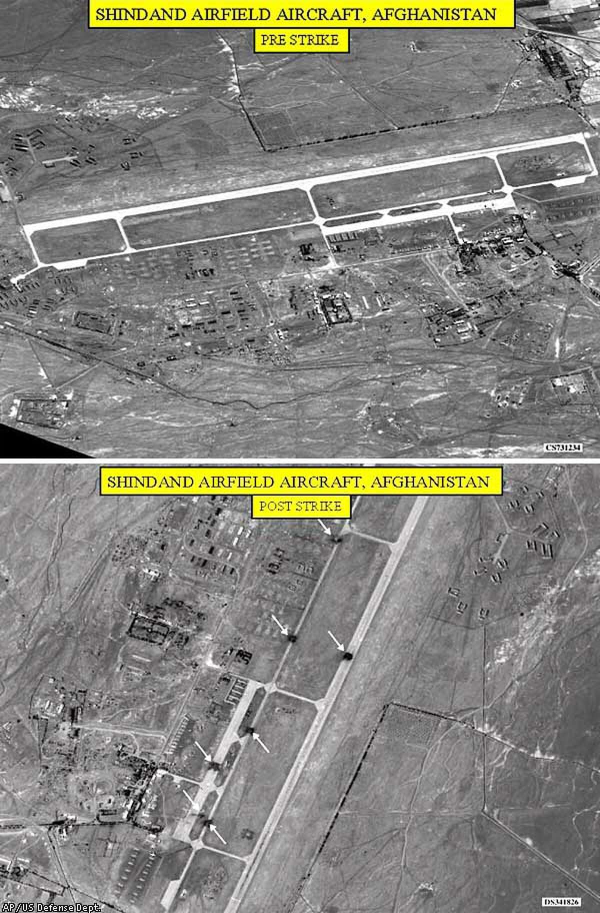 U.S. seizes skies over Afghanistan / Damage from initial raids sets ...