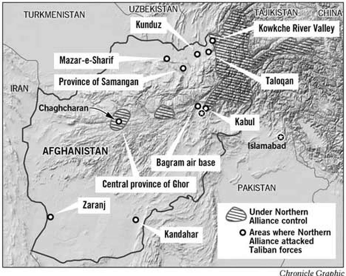 Northern Alliance begins its attacks / Multiple efforts appear ...