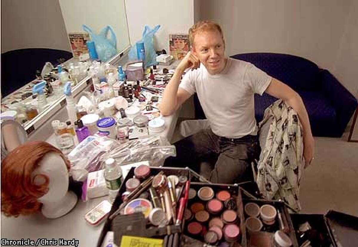 Beauty secrets / Drag performer Lypsinka saves outrageousness for the stage