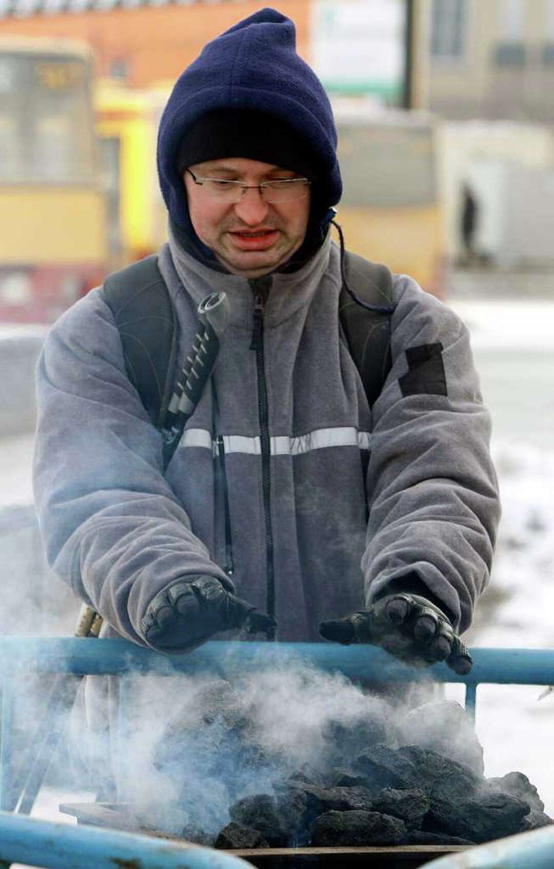 New of the world in photos: Killing cold grips Europe and more