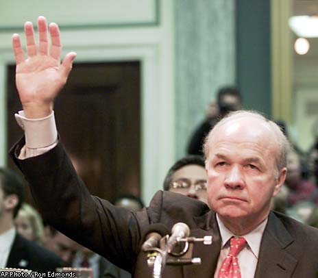 THE ENRON COLLAPSE / Lay feels the heat, pleads the Fifth / Senate ...