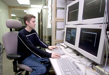 TECHNOLOGY / Battling Computer Crime / Livermore students on front ...