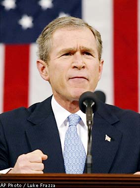 Bush vows to win war against recession / Tech industry applauds call ...
