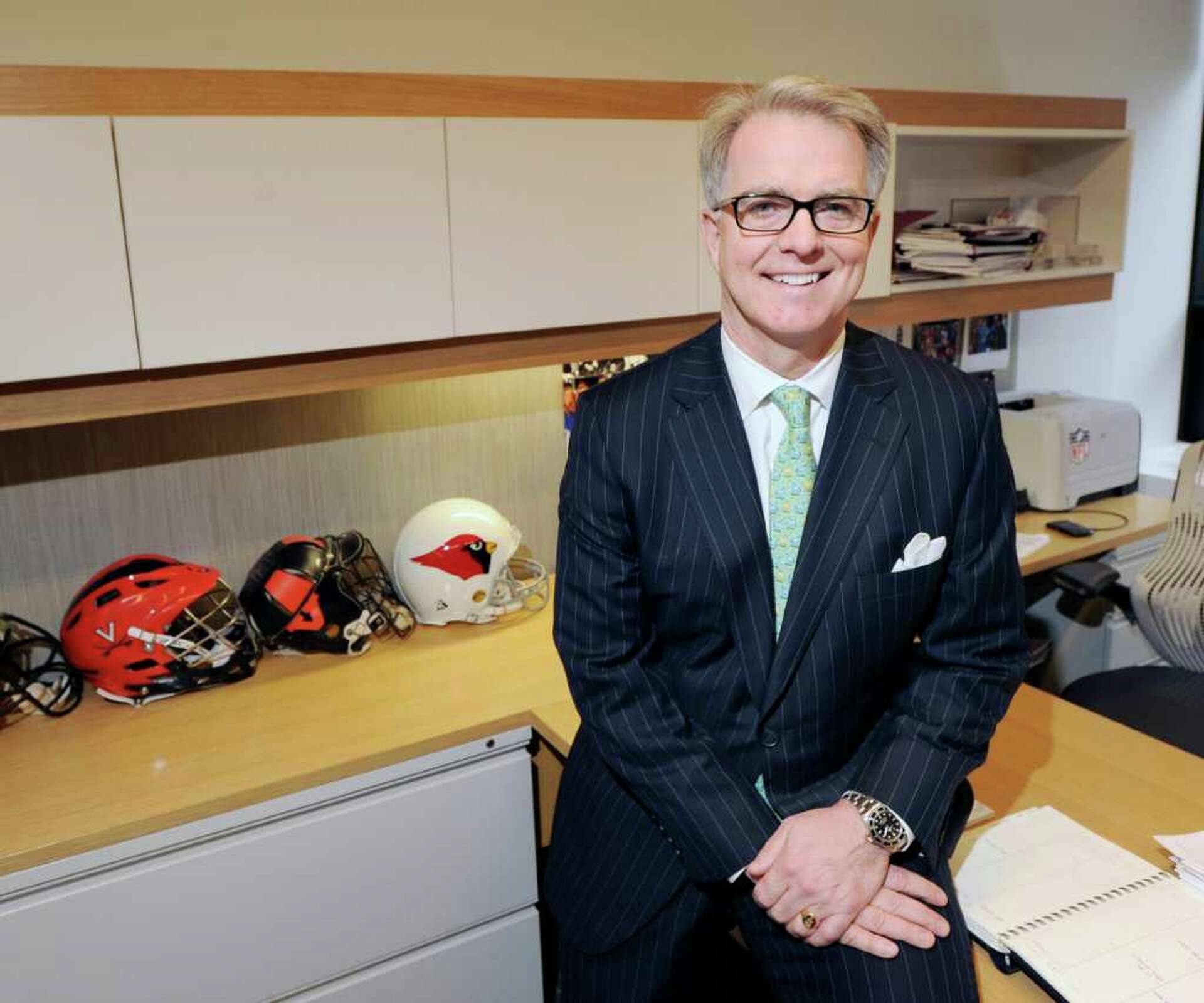 Inside the huddle: NFL VP started as Greenwich selectman