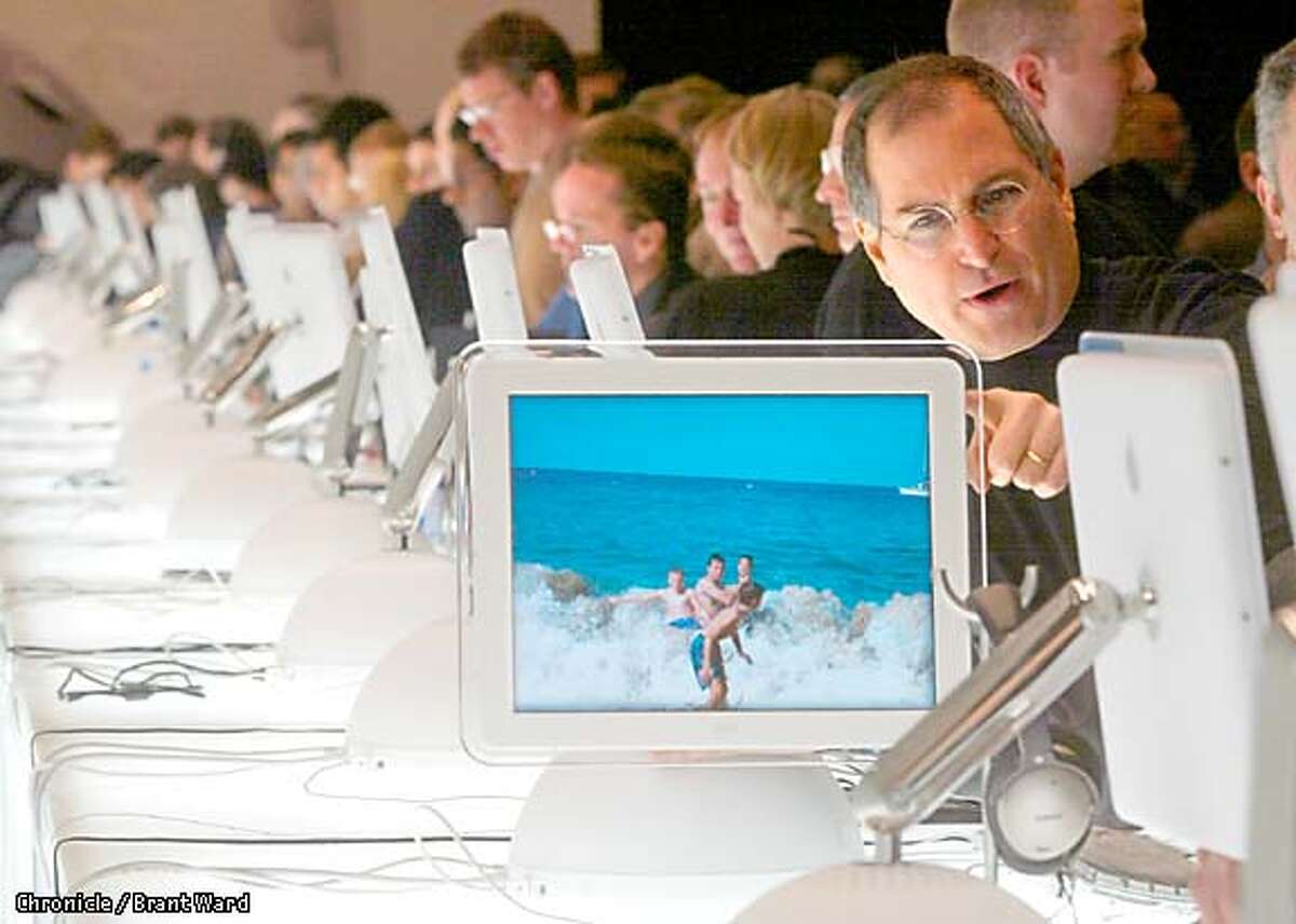 Apple's new iMac / Suspense ends as Jobs unveils latest Apple ...