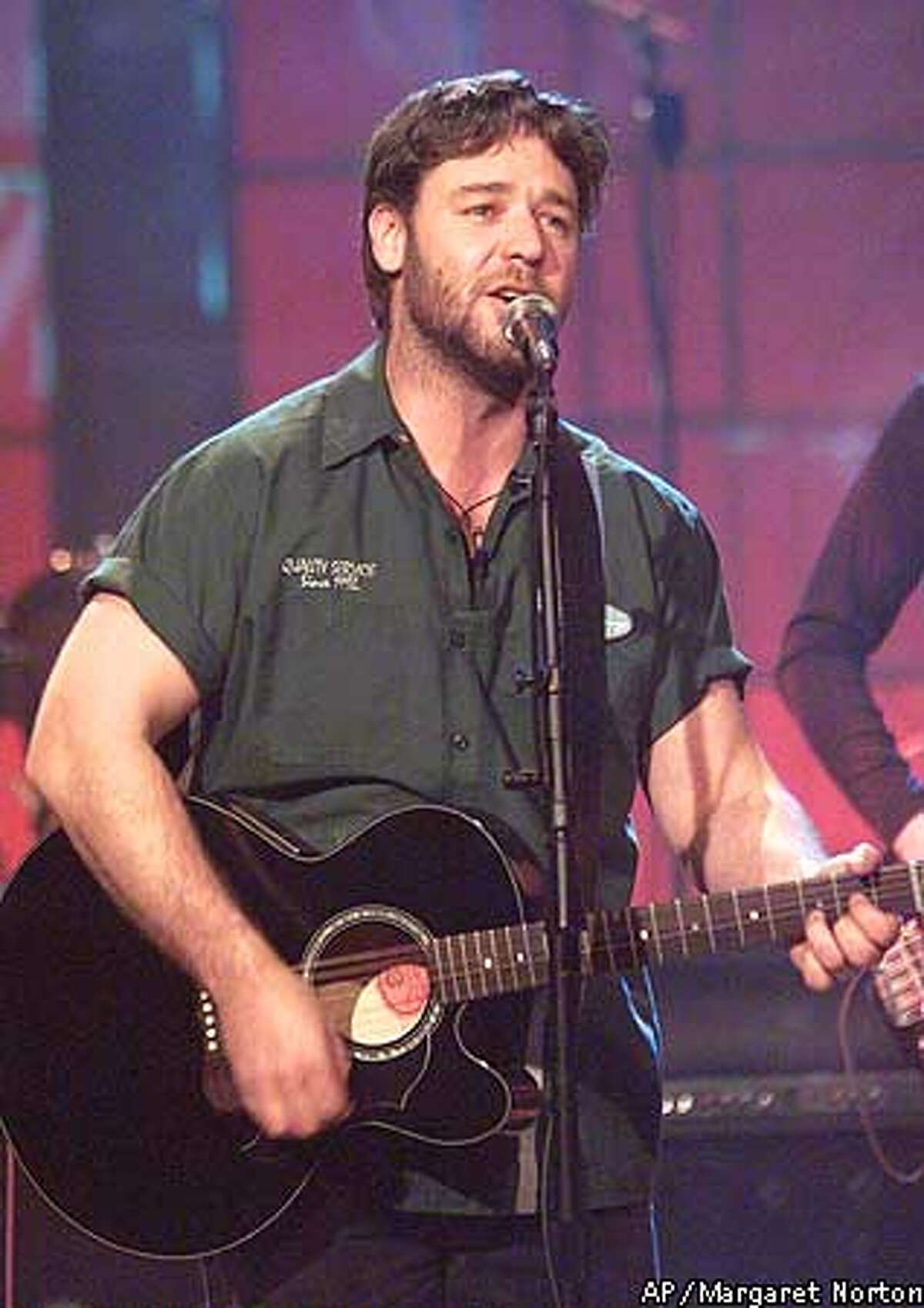 Bad boy / Hollywood's Russell Crowe shares rock-star attitude with an ...