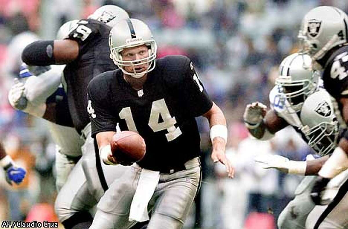 Hoying highlights offense / With Gannon out, Raiders' 'O' silent