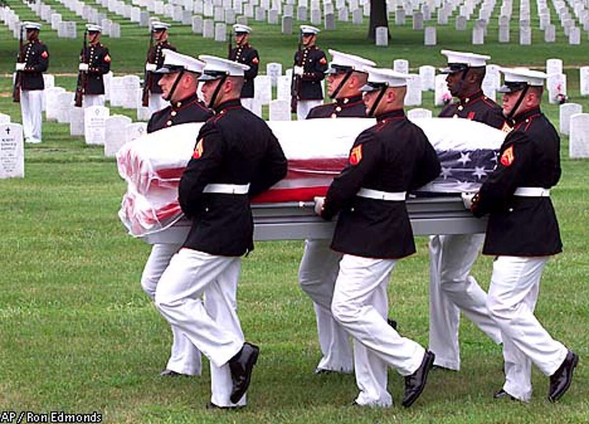 Fallen World War II Marines laid to final rest / Victims of 1942 ...