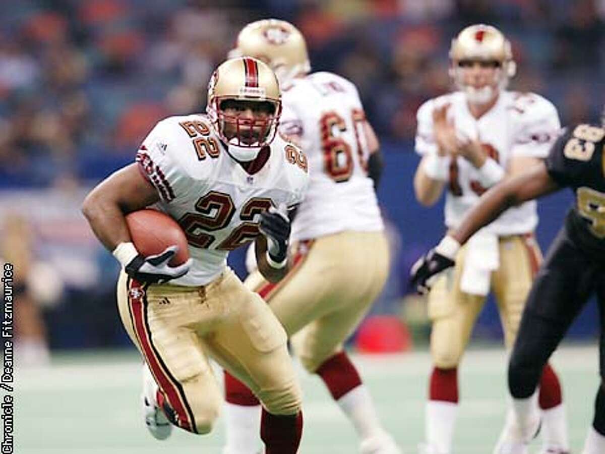 49ers fill in blanks / Team-record 3rd shutout of season decks Saints