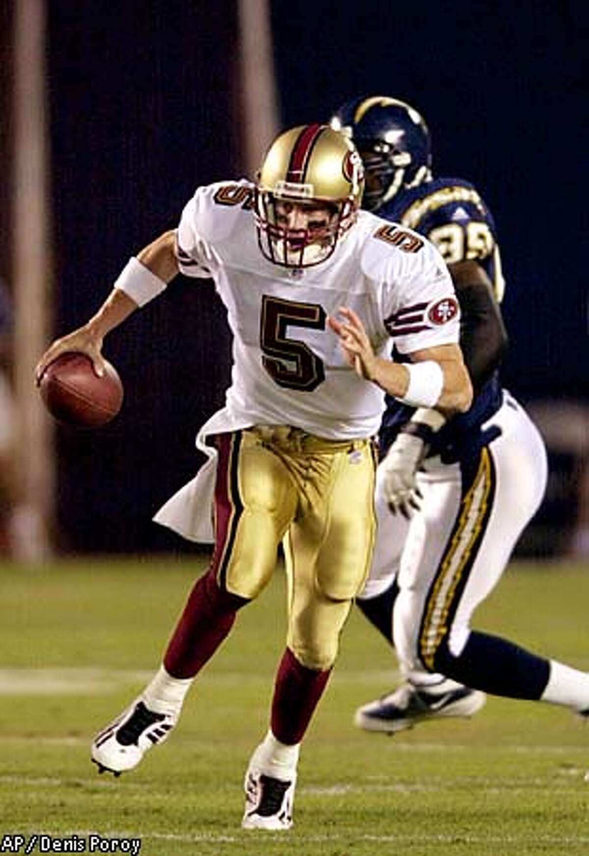 49ers unfazed by narrow loss at San Diego / Hearst, McGrew take solid ...