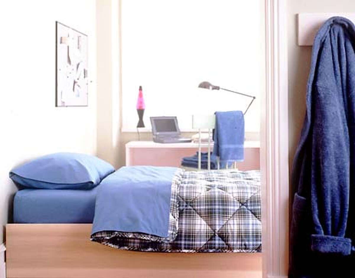 OFF TO COLLEGE / Living in a dorm room means sharing a tiny space with ...