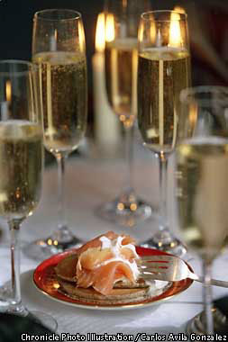 BRING ON THE BUBBLES / Two sparkling menus guarantee a stylish start to ...