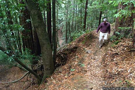 Rogue Riders / Mountain bikers hack trails in Peninsula parks