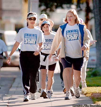 Three-day walk for fun, fitness and a breast cancer cure