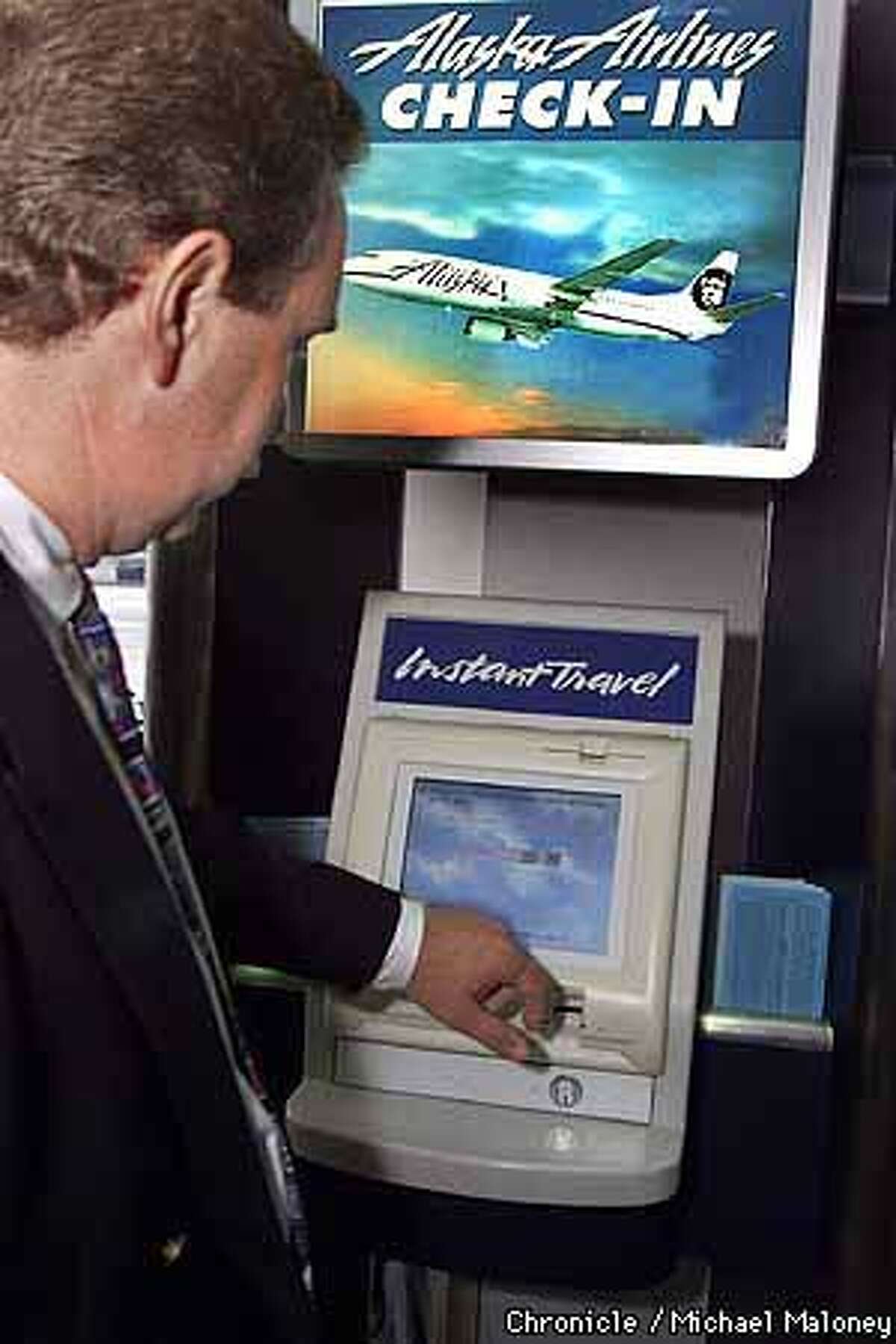 Airline's High-Tech Check-In / Fliers soon to use Net to print own ...