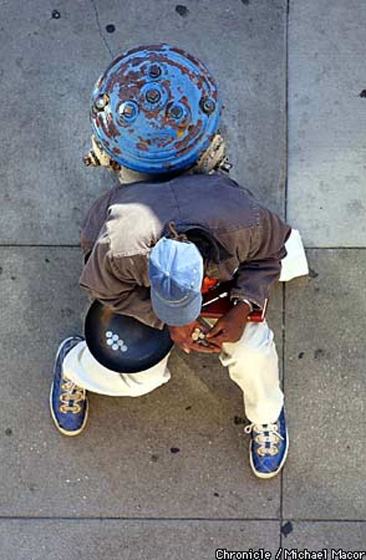 Street persuasion / Some beggars choose hard-core marketing strategies