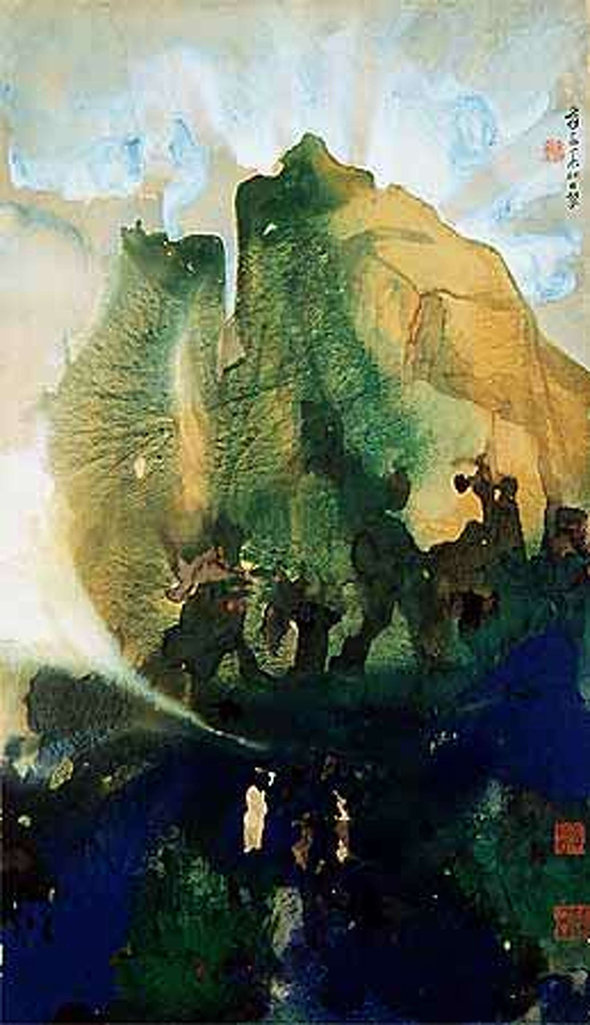 A Playful Eye Matched By a Masterly Touch / Chang Dai-chien's works at ...