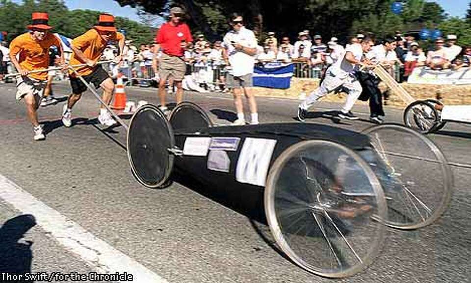 Tech Set's Soapbox Derby / Whachamacallits of all levels hurtle down ...