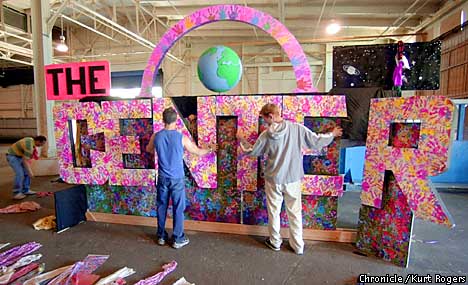 A PARADE OF DAZZLING DIVERSITY / Pride's floats are full of flashy ...