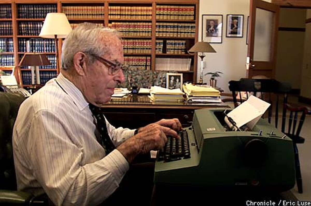 STANLEY MOSK / 1912-2001 / State Supreme Court justice dies at 88 / Ex ...