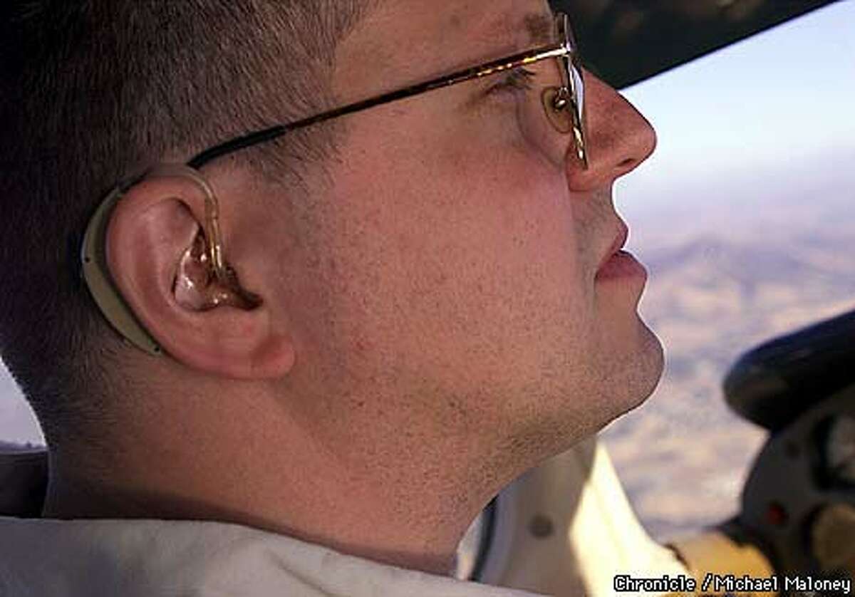 BREAKING THE SOUND BARRIER / Deaf Palo Alto pilot takes off for each of ...