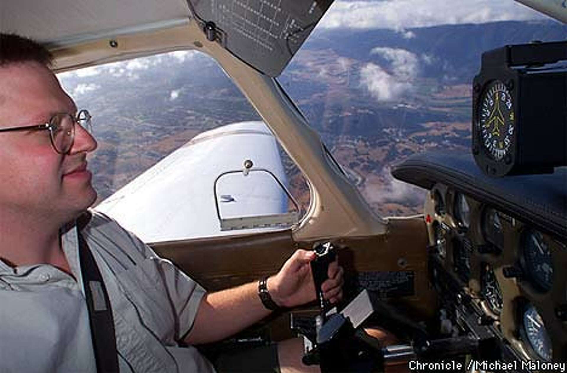 BREAKING THE SOUND BARRIER / Deaf Palo Alto pilot takes off for each of ...