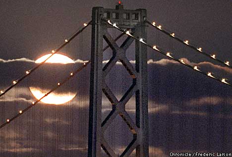 Bay, Gate bridges dim lights / Conservation tactic mostly symbolic ...