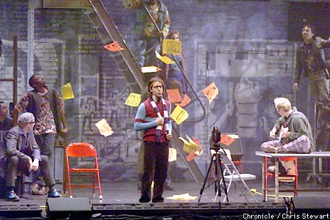 'Rent' moves back in / Rock opera's blend of rebellion, tradition gives ...