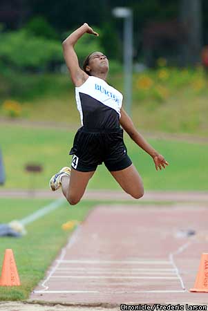 Track star leaps to myriad victories