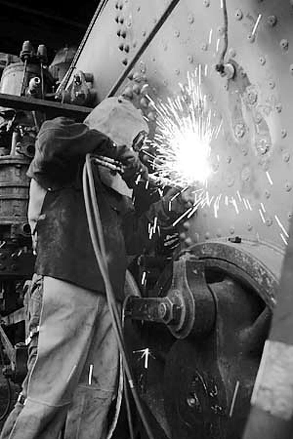 Restored Skunk Train steamed up and ready to go