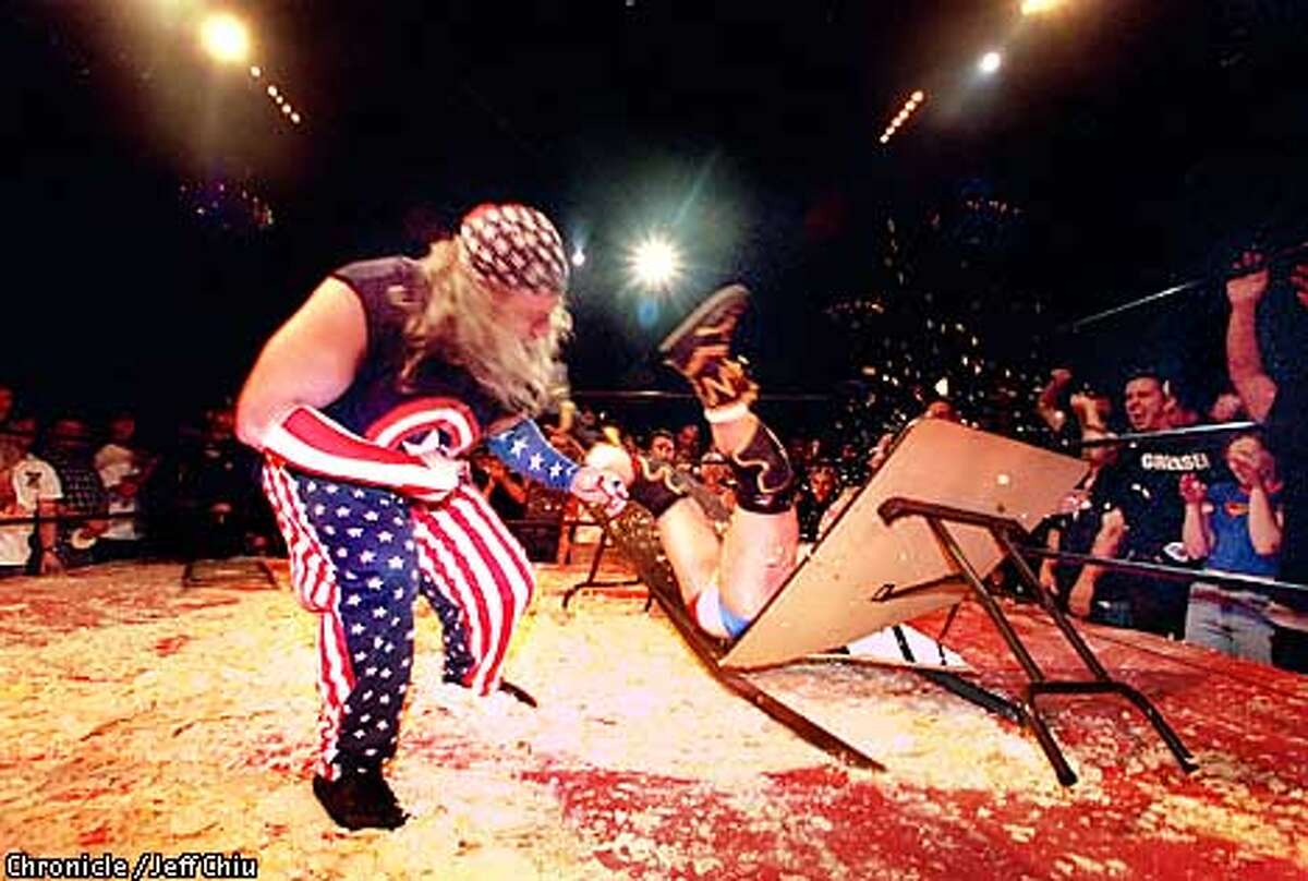 Fights of fantasy / San Franciscans take wrestling to ridiculously ...