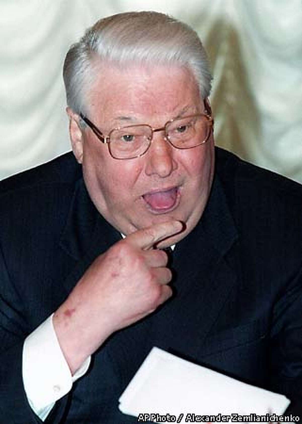 Yeltsin's Impeachment Hearing Starts / He's on collision course with ...