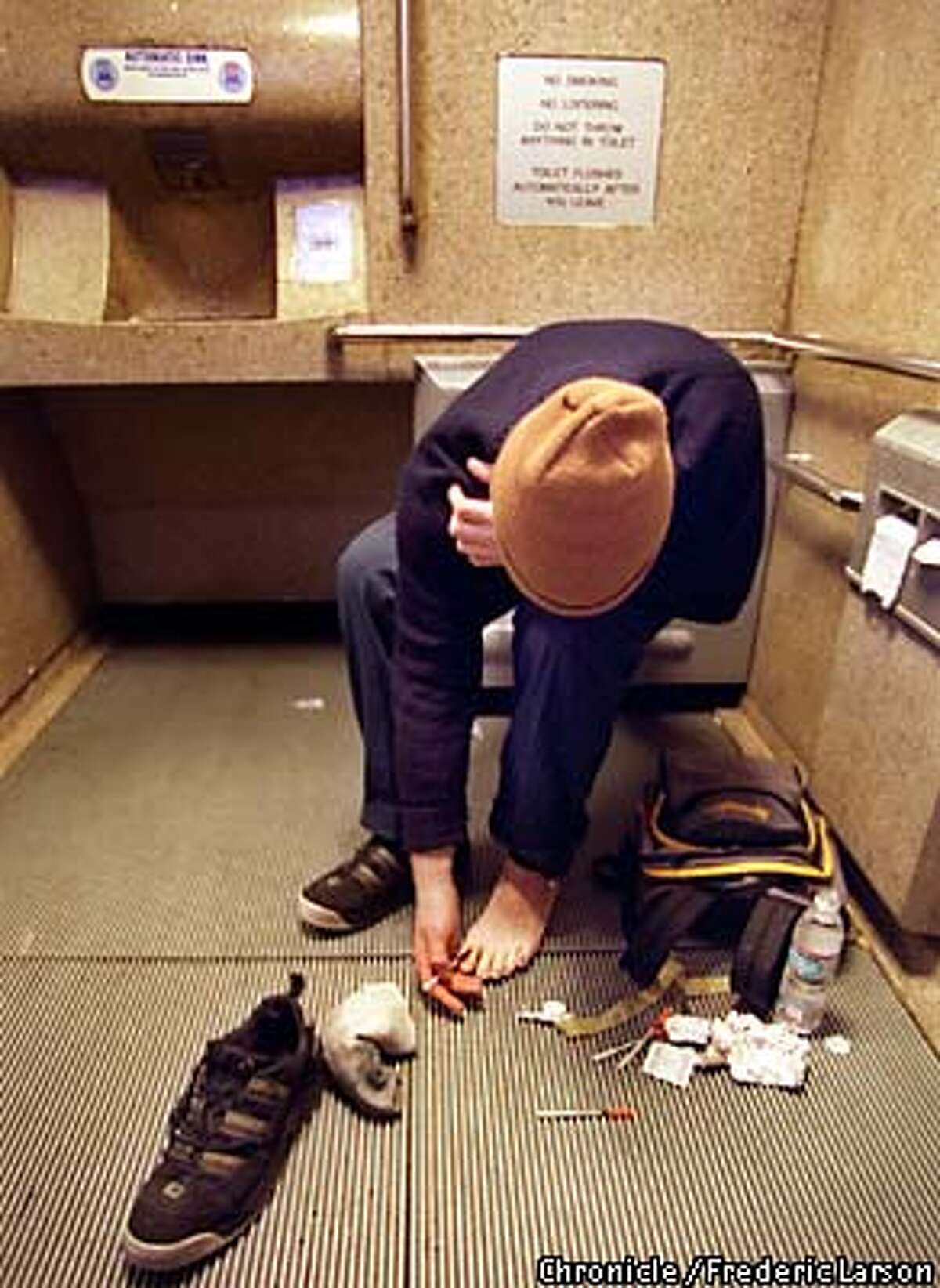 Junkies Shooting Up In S.F. Public Toilets / Private, roomy facilities ...