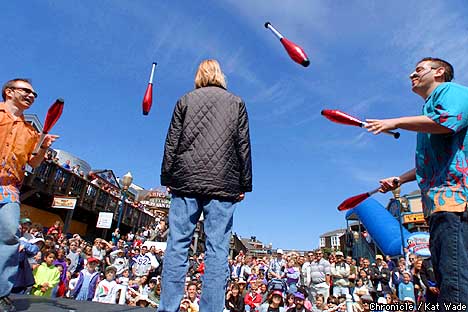 Street Fun At Pier 39