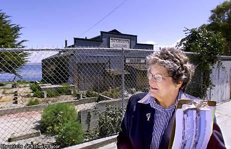 Cantankerous Row / A weedy lot on Monterey's famous street has become a ...